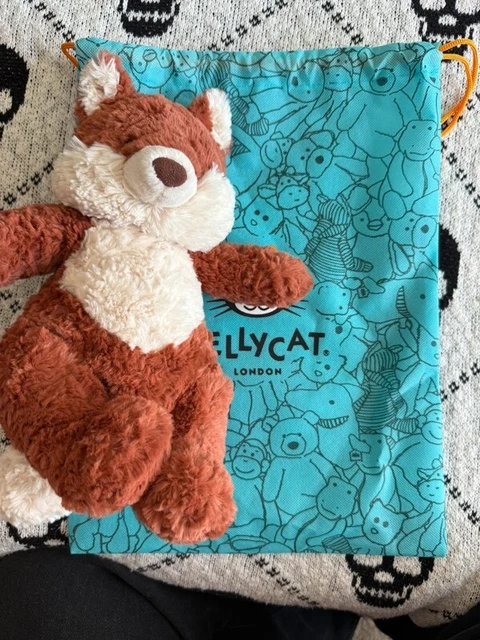 JELLYCAT MORTIMER FOX-RETIRED Brand New With Tags + Bag £46.04 ...
