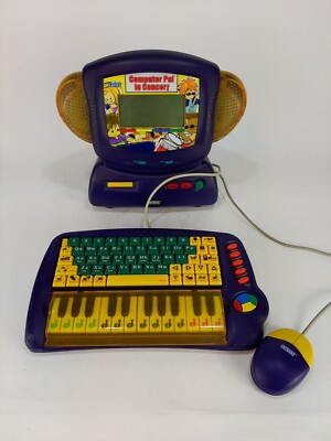 VTECH COMPUTER PAL in Concert 4 Cartridges Keyboard & Mouse Vintage 90s ...