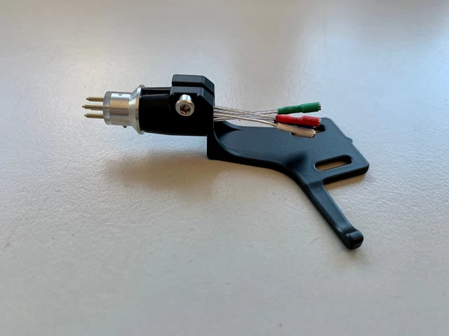 HIGH-END BLACK HEADSHELL Silver Wire For Tp11 & Tp16 Tonearms Tp60 ...