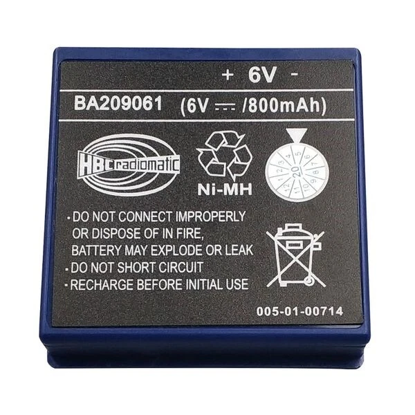 NEW FOR HBC BA209061 6V 800mAh Remote Control Battery NiMH Rechargeable ...