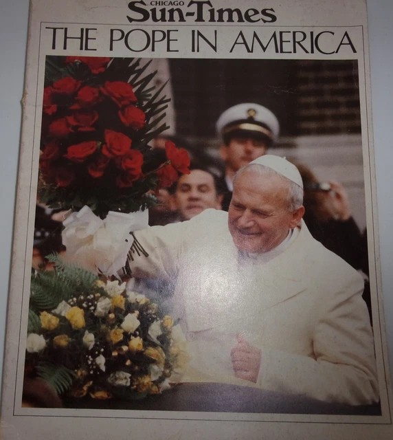 VINTAGE CHICAGO SUN-TIMES Pope In America John Paul II 1979 £3.95 ...