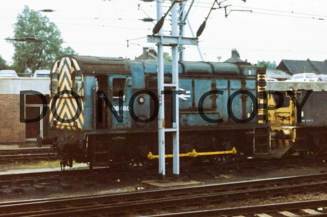 UK DIESEL TRAIN Railway Photograph Of Class 08 08460. Rm08-100 £1.70 ...