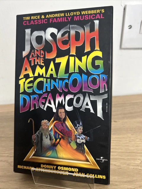 JOSEPH AND THE amazing technicolor dreamcoat ... vhs video tape £3.00 ...