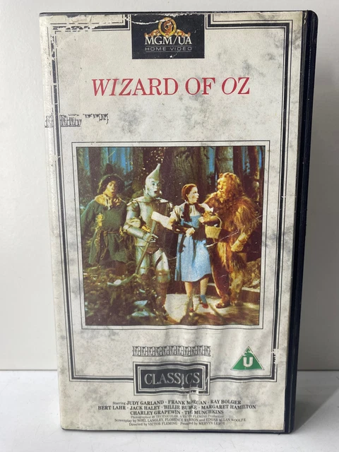 MGM HOME VIDEO - The Wizard of Oz On VHS Video Cassette Tape £7.99 ...