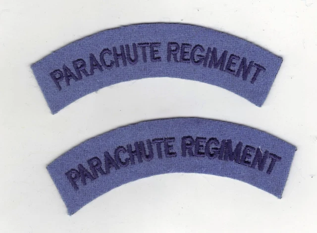 PARACHUTE REGIMENT WORLD War 2 Reproduction Shoulder Titles Per Pair ...