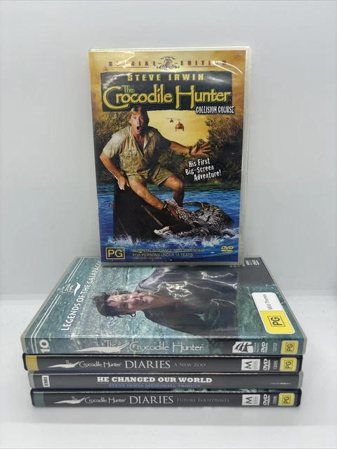 STEVE IRWIN THE Crocodile Hunter DVD Series Bundle X5 Pal Region 4 ...