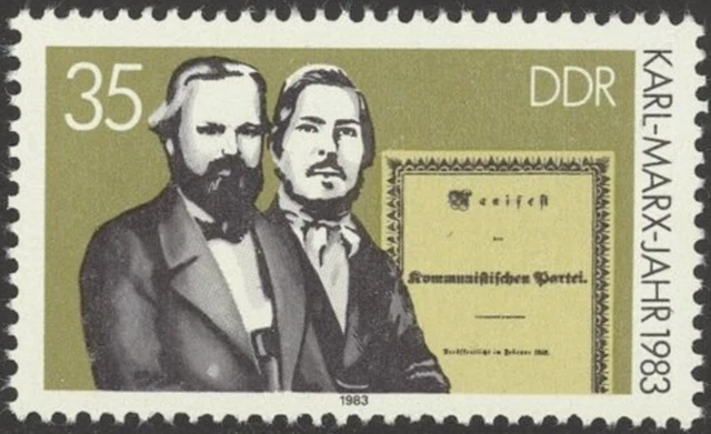 RDA #MI2785 1983 Manifeste communiste Marx Engels [2334] EUR 3,24 ...