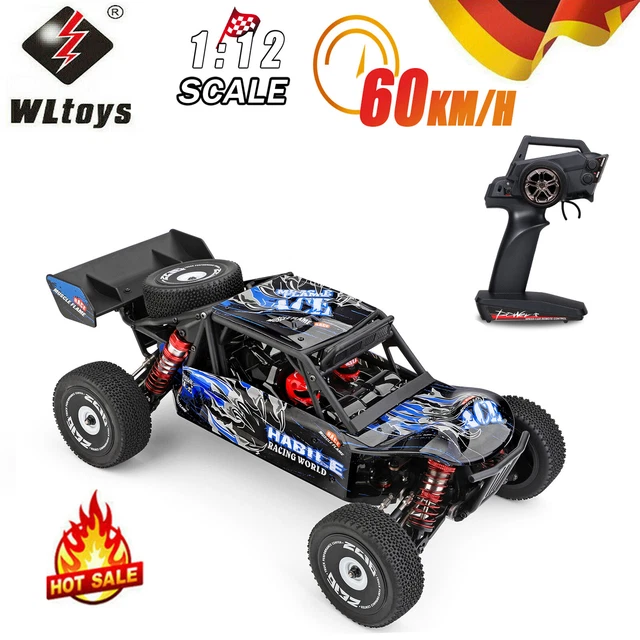WLTOYS 124018 HIGH Speed Racing Car 60km/h 1/12 2.4GHz RC Car Off-Road1 ...