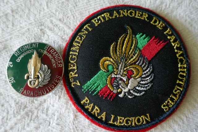 LÉGION ÉTRANGÈRE 2° REP insigne Commando entrainement avec écusson EUR ...