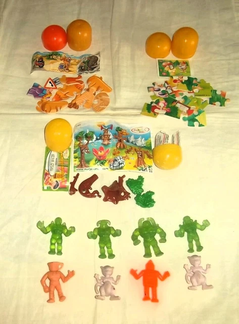LOTTO ANNI 90- 8 Sorpresine Kinder-Exogini-Pokemon+ 3 Originali Nuove ...
