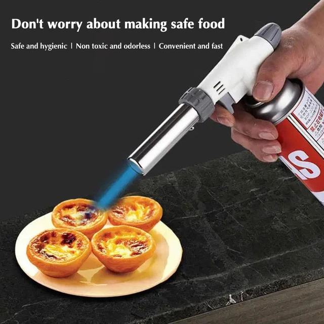 GAS WELDING TORCH Flame Jet Gun-Butane Blow Soldering Solder Burner ...