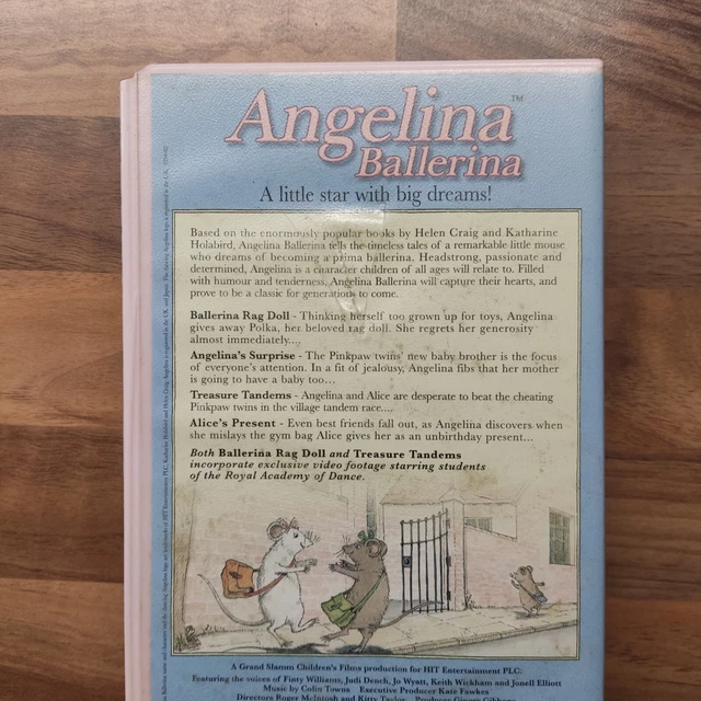 ANGELINA BALLERINA - Friends Forever VHS Video Retro Kids TV £7.89 ...