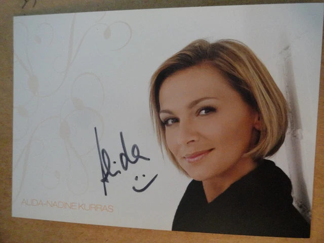 AUTOGRAMM ALIDA KURRAS Tv Moderatorin Big Brother Kandidatin Rtl EUR 1 ...