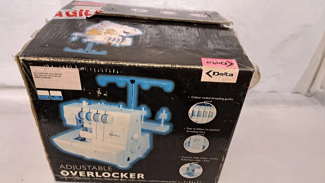 DELTA OVERLOCKER SEWING Machine OL-1000 Multi Bobbin Craft Room ...