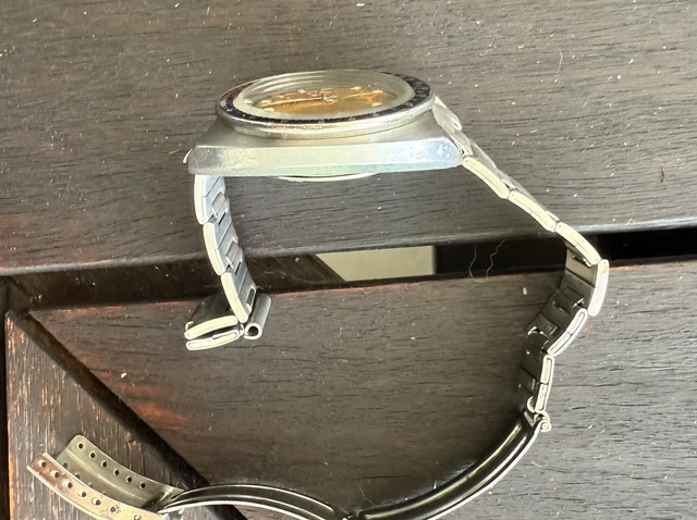 SEIKO 6139-6005 POGUE All Original Yellow Dial, Chronograph Dec 1974 ...