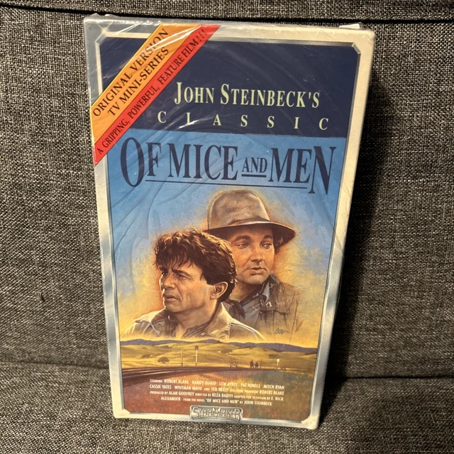 SEALED! JOHN STEINBECKS' Of Mice and Men (VHS, 1990) Randy Quaid ...