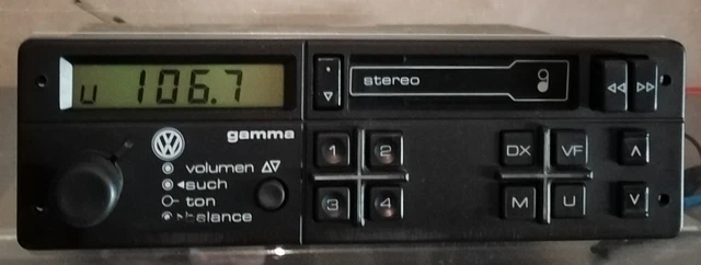 VW CAR RADIO gamma 1 for youngtimer by Grundig! £155.27 - PicClick UK