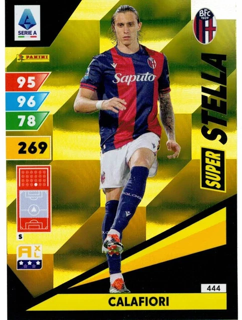 PANINI CALCIATORI ADRENALYN Xl 2024-2025 Card 444 Calafiori Super ...