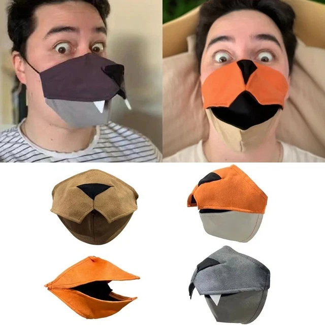 BREATHABLE ANIMAL MASK Movable Bird Beak Mask Festive Dress Up $13.27 ...