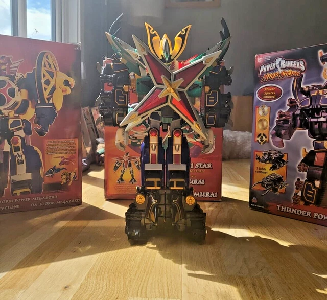 BANDAI POWER RANGERS Ninja Storm Megazord Trio - Complete HTF Set £450. ...