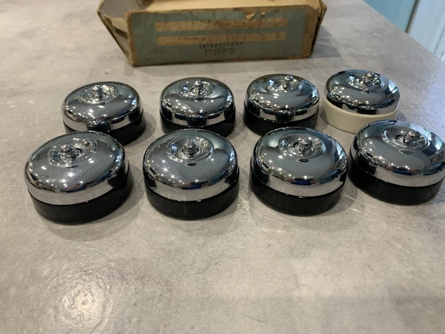 NOS VICTORIAN TYPE Dolly light Switches X 8 Boxed £52.68 - PicClick UK