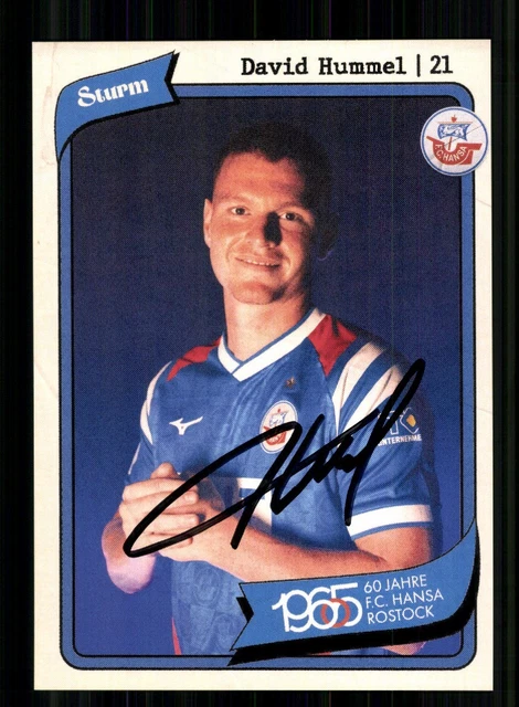 DAVID HUMMEL AUTOGRAMMKARTE Hansa Rostock 2025-26 Original Signiert EUR ...