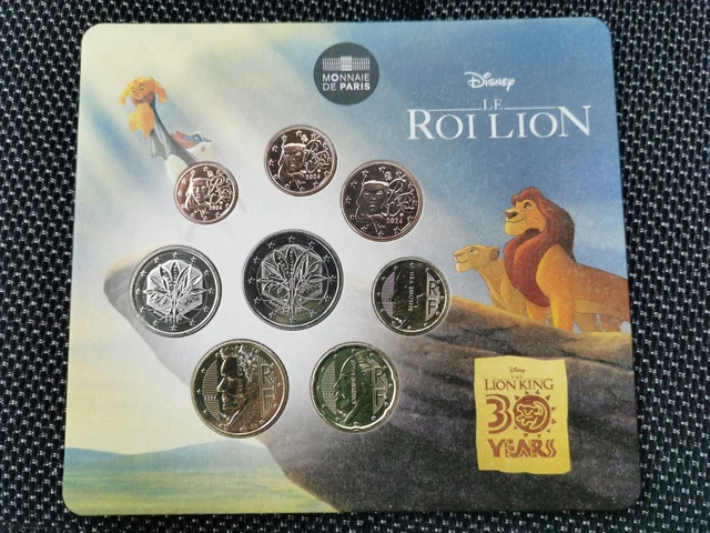 MINISET FRANCE 2024 - Le Roi Lion - 500 Ex - Monnaie de Paris Naissance ...