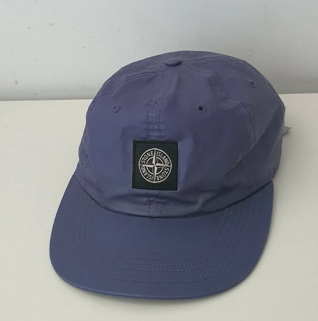 SS16 SUPREME X Stone Island Reactive Heat 6-Panel Cap Purple Hat Made ...