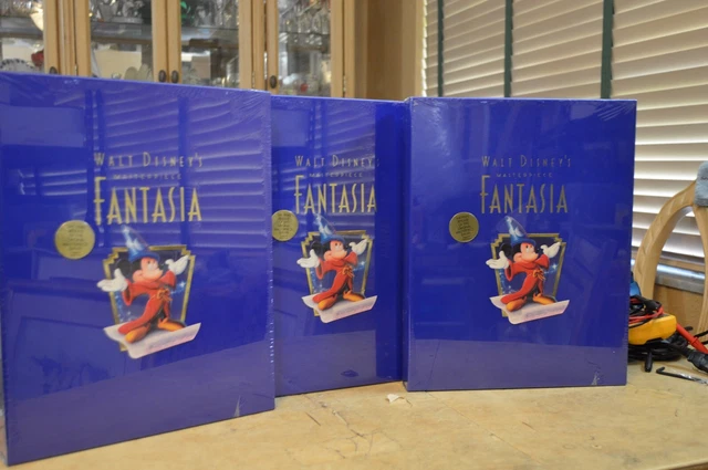 WALT DISNEY'S MASTERPIECE Fantasia VHS Final Release Deluxe Collector's ...
