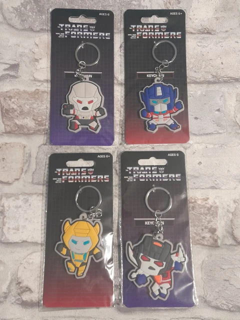 TRANSFORMERS KEYRING LOT Autobots Megatron Optimus Prime Bumblebee ...