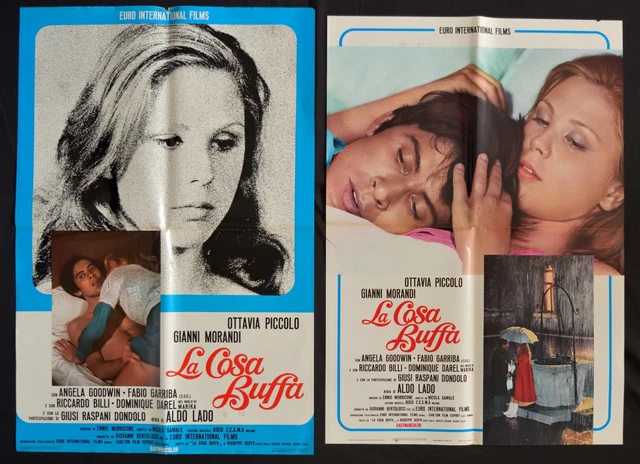 2 MANIFESTI LA COSA BUFFA gianni morandi ottavia piccolo aldo lado garriba S02 EUR 14,99 ...