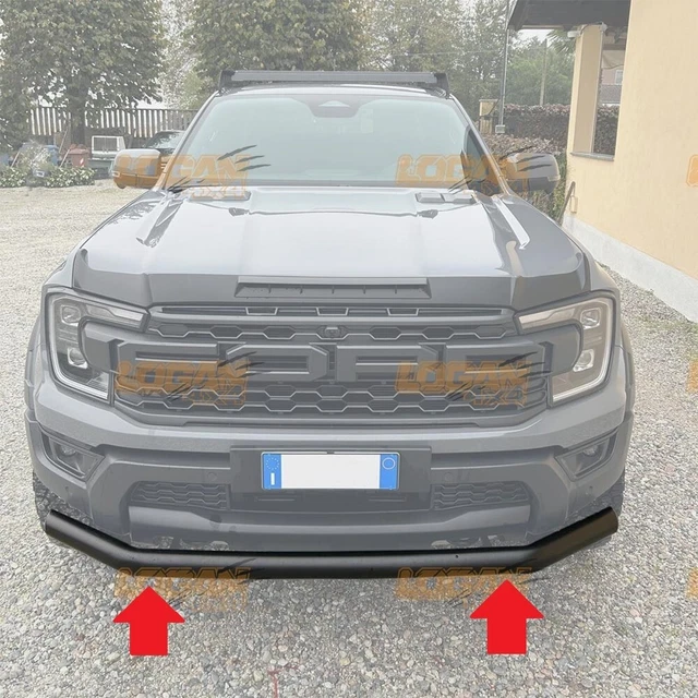 FORD RANGER RAPTOR Frontbügel Spoilerschutz Rammbügel Bull Bar Schwarz ...