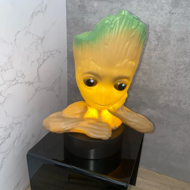 MARVEL BABY GROOT LED Lamp 9" Guardians of the Galaxy Night Light ...