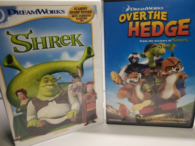 LOTTO DVD SHREK and Over The Hedge Dreamworks Animazione Film Cartoni ...