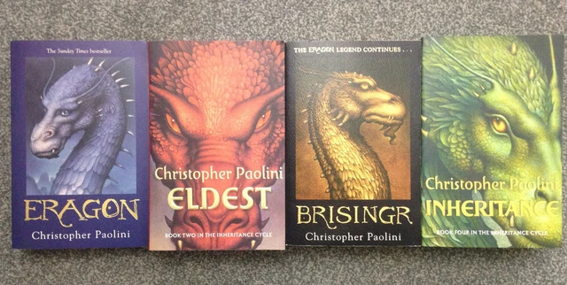 THE INHERITANCE CYCLE by Christopher Paolini: Eragon Eldest Brisingr ...