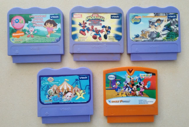 VTECH V.SMILE - Lot de 5 Spider-Man Diego Dora Cranium Maison de Mickey ...