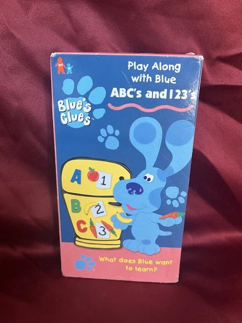 BLUES CLUES - ABCs and 123s (VHS, 1999) £3.40 - PicClick UK