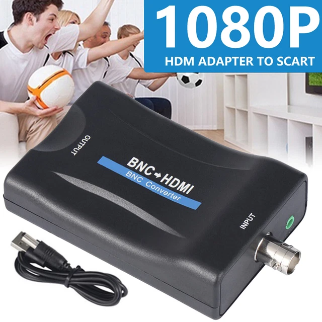 BNC TO HDMI Converter Adapter 1080P/720P HD Display BNC Female to HDMI ...