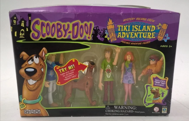 VINTAGE CARTOON NETWORK Scooby-Doo Tiki Island Adventure 5 Action ...
