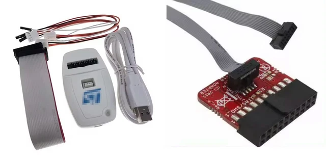 ST-LINK /V2 DEBUGGER/ Programmer for STM8 STM32 Kit + ARM JTAG Adapter ...