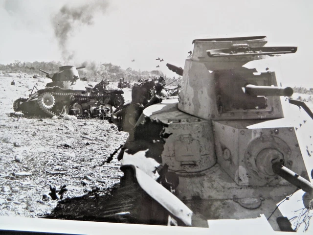 VINTAGE WW2 ORIGINAL Usmc Photograph Peleliu: Two Destroyed Japanese ...