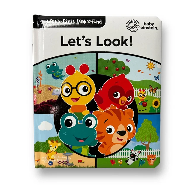 BABY EINSTEIN LET'S Look First Look and Find Board Book $3.99 - PicClick