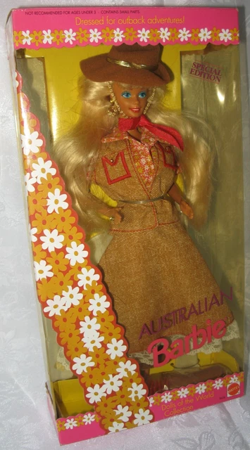 BARBIE AUSTRALIAN / Australienne 1992 * Dolls Of The World Colection ...
