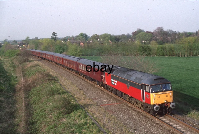 35MM RAILWAY SLIDE- BR Diesel Electric Class 47. 47791 @ Rossett £2.99 ...