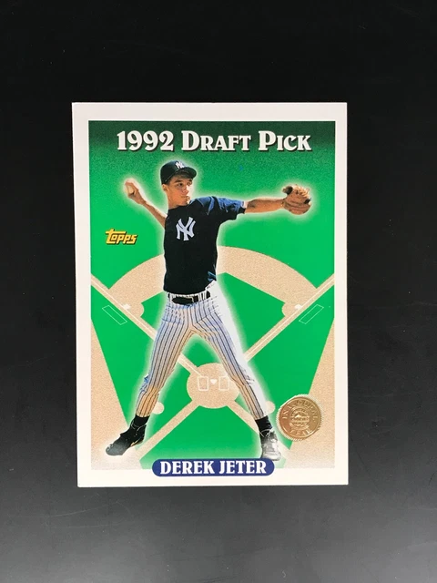 1993 TOPPS #98 Derek Jeter Draft Pick Yankees recrue Rockies inaugurale ...