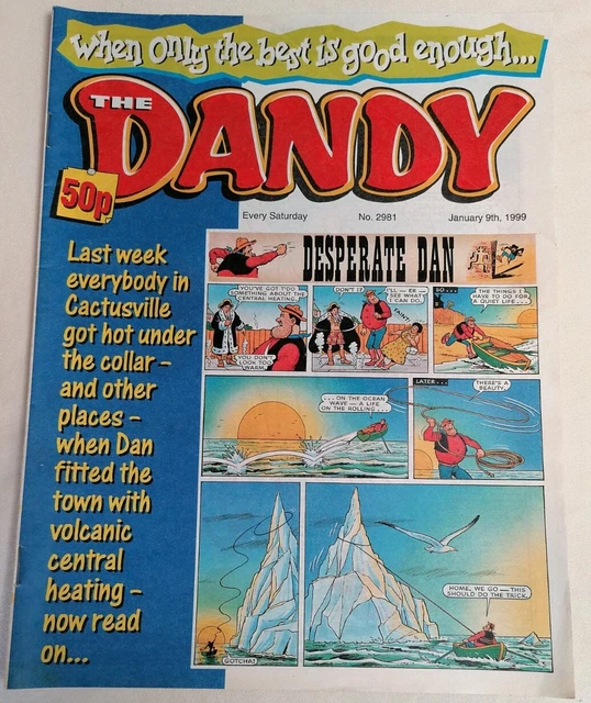 COMIC - VINTAGE British Comic The Dandy Fun For Boys & Girls No. #2981 ...