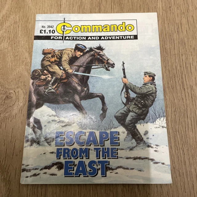 COMMANDO COMIC ESCAPE From The East No 3942 £1.44 - PicClick UK