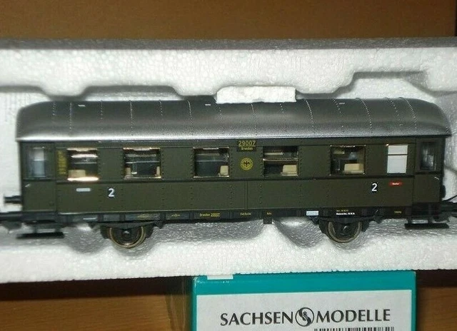 SACHSENMODELLE 74208 H0 Passenger Car Bi31 Arched Roof DRG Epoch 2 Good ...