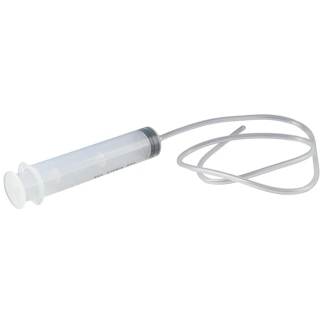 TRANSPARENT PLASTIC SYRINGE with Tubing Fluid and Water $14.50 ...