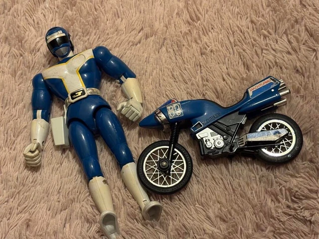 BANDAI TOEI POWER RangersKousoku Sentai Turboranger Mach Turbo Blue ...